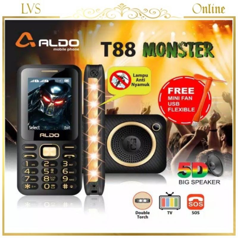 Jual Hp Aldo T88 MONSTER & TV Garansi Resmi | Shopee Indonesia