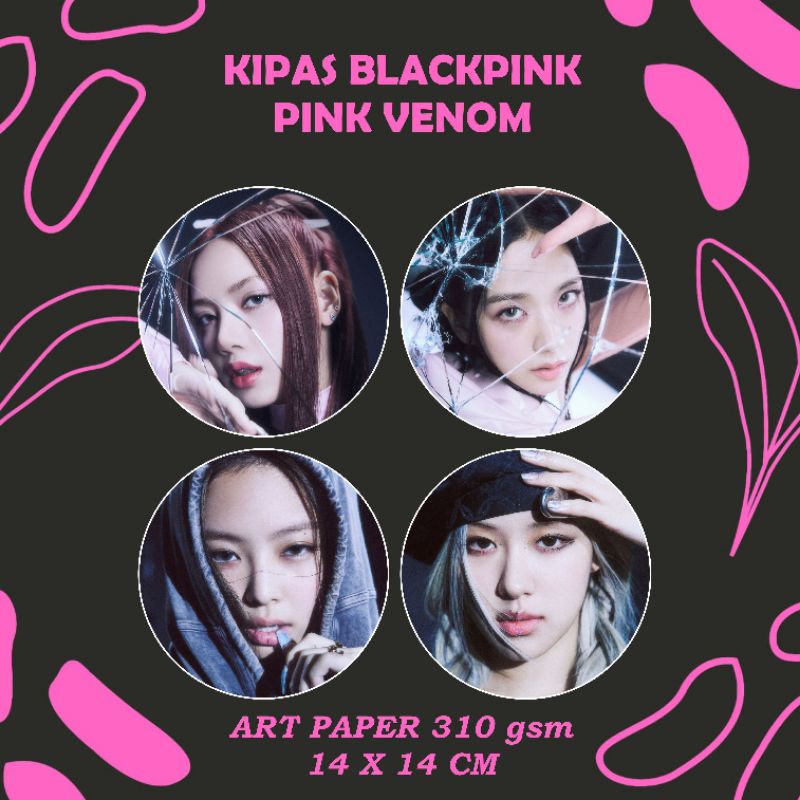 Jual KIPAS HANDFAN BLACKPINK PINK VENOM COMEBACK BORN PINK | Shopee ...