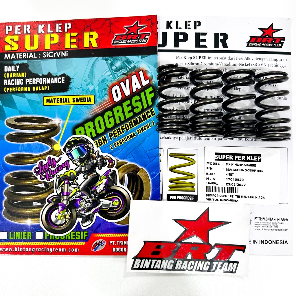 Jual PER KLEP BRT R25/ MX KING/ NVA/ XABRE/ ALL NEW VIXION 150/ R15 ...