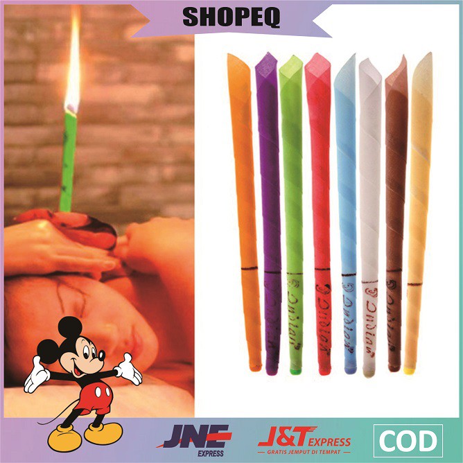 Jual (1 KG 200 PCS) Ear Candle Indian TEROMPET Original Terapi Telinga ...