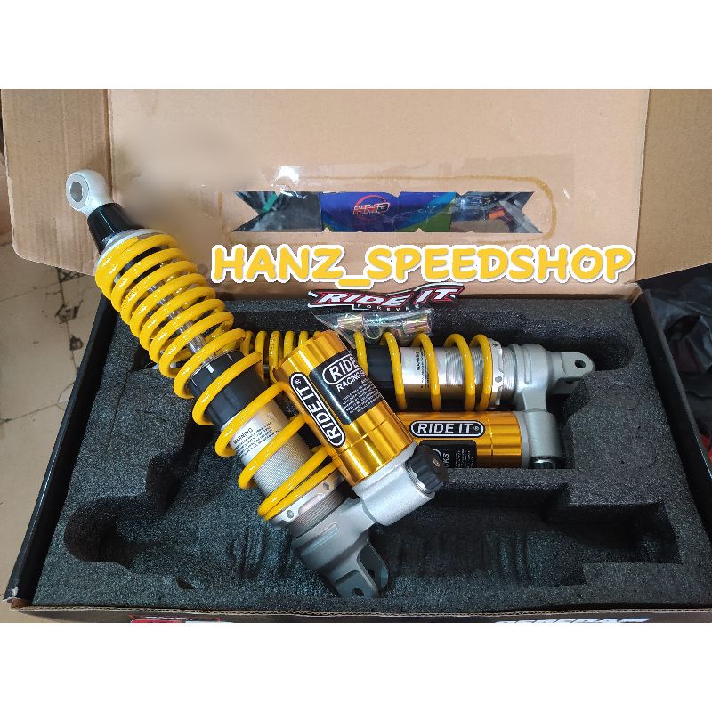 Jual shock skok Rade it Suspension NTR R1 TWIN SERIES 350mm Set / shock skok PCX tabung bawah ...