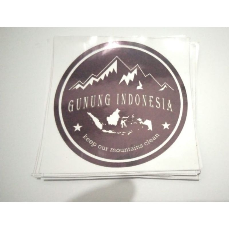 Jual sticker vinil gunung Indonesia | Shopee Indonesia