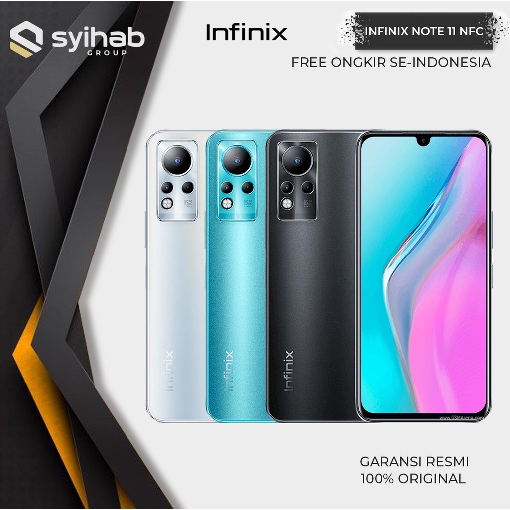 Jual Infinix Note 11 NFC 6/128GB - Garansi 1 Tahun | Shopee Indonesia