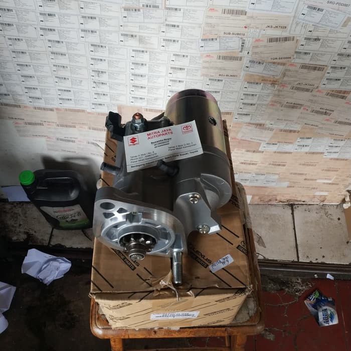 Jual Dinamo Starter Fortuner Hilux Diesel ORIGINAL 28100-0L032 | Shopee ...