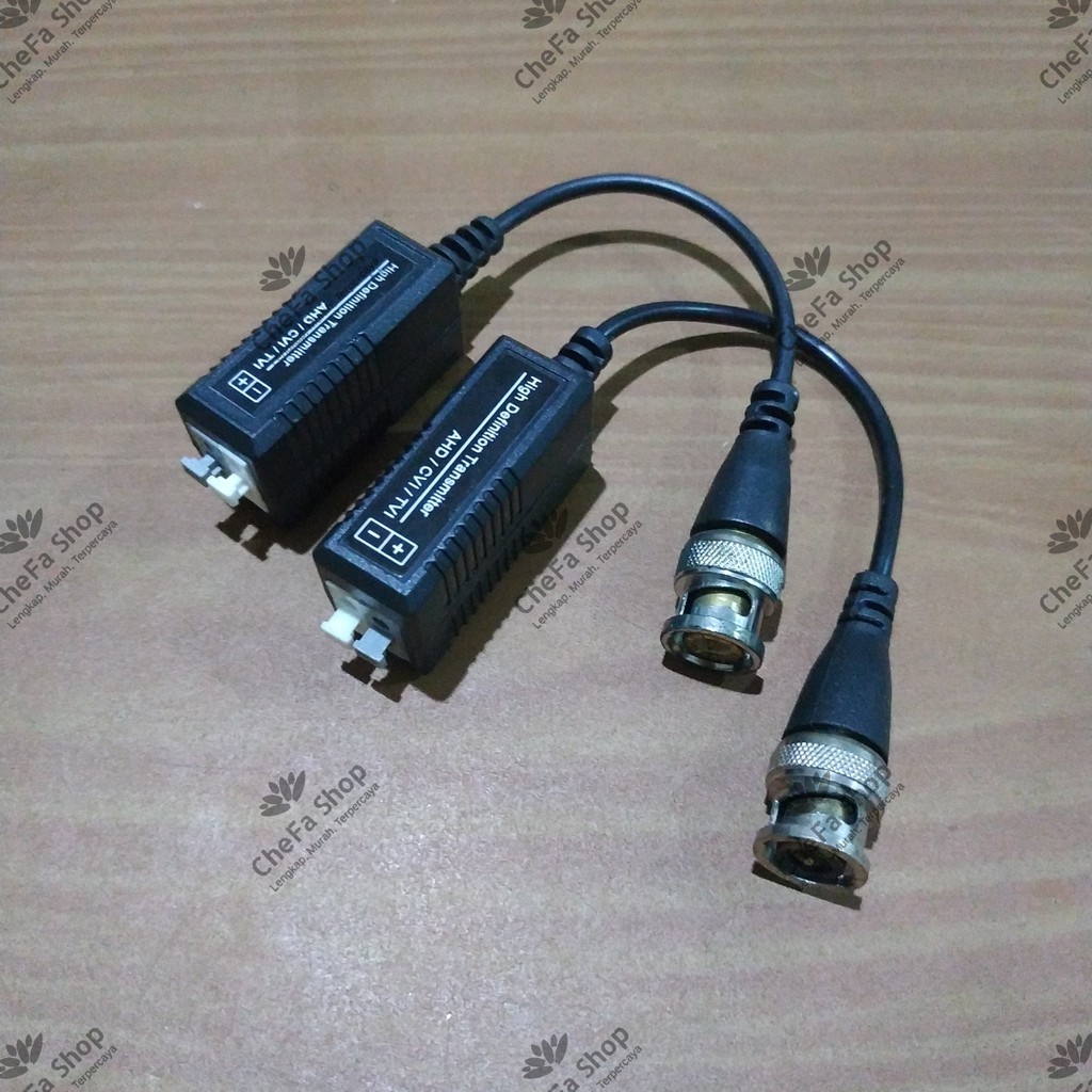 Jual Video Balun CCTV UTP BNC 1 Channel / 1CH / AHD TVI CVI CVBS Analog ...