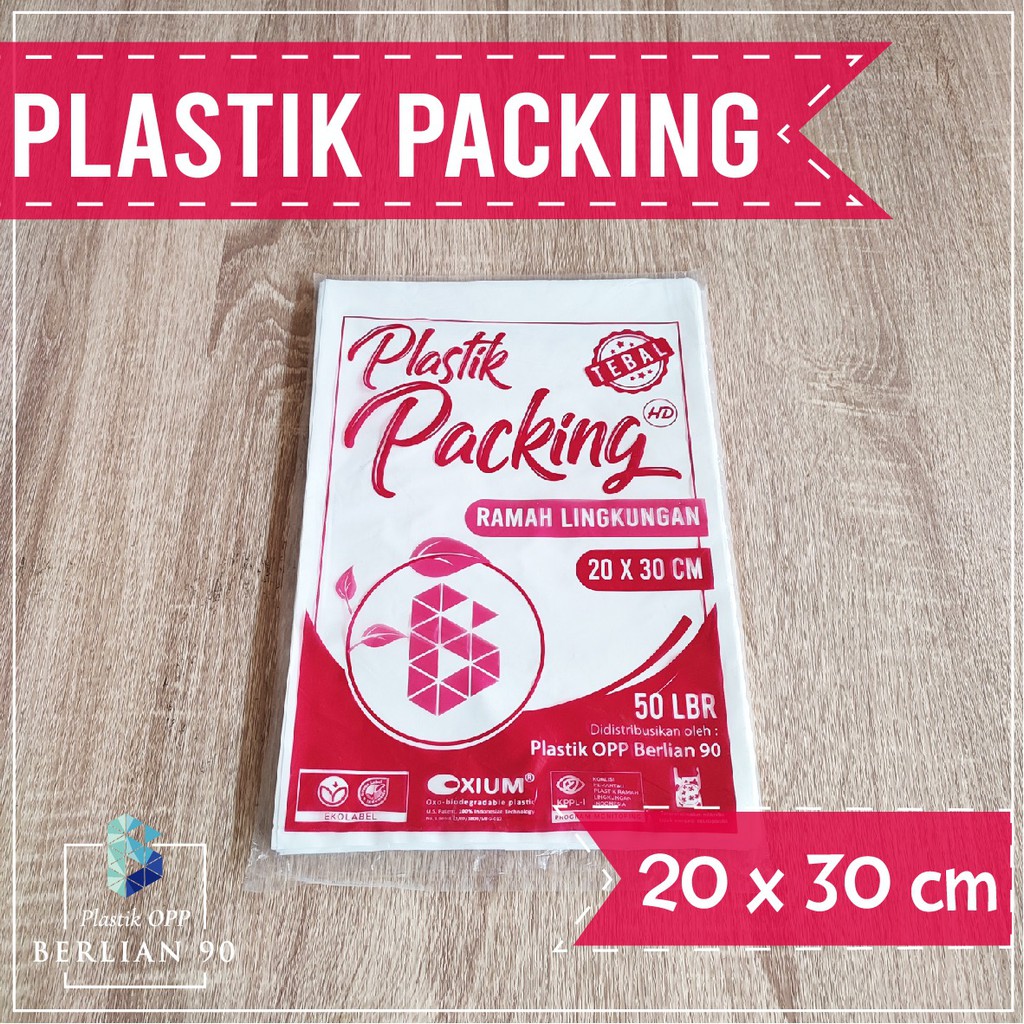 Jual ( PACK ) Plastik Packing Olshop 20x30 cm Putih / Plastik HD Tanpa ...