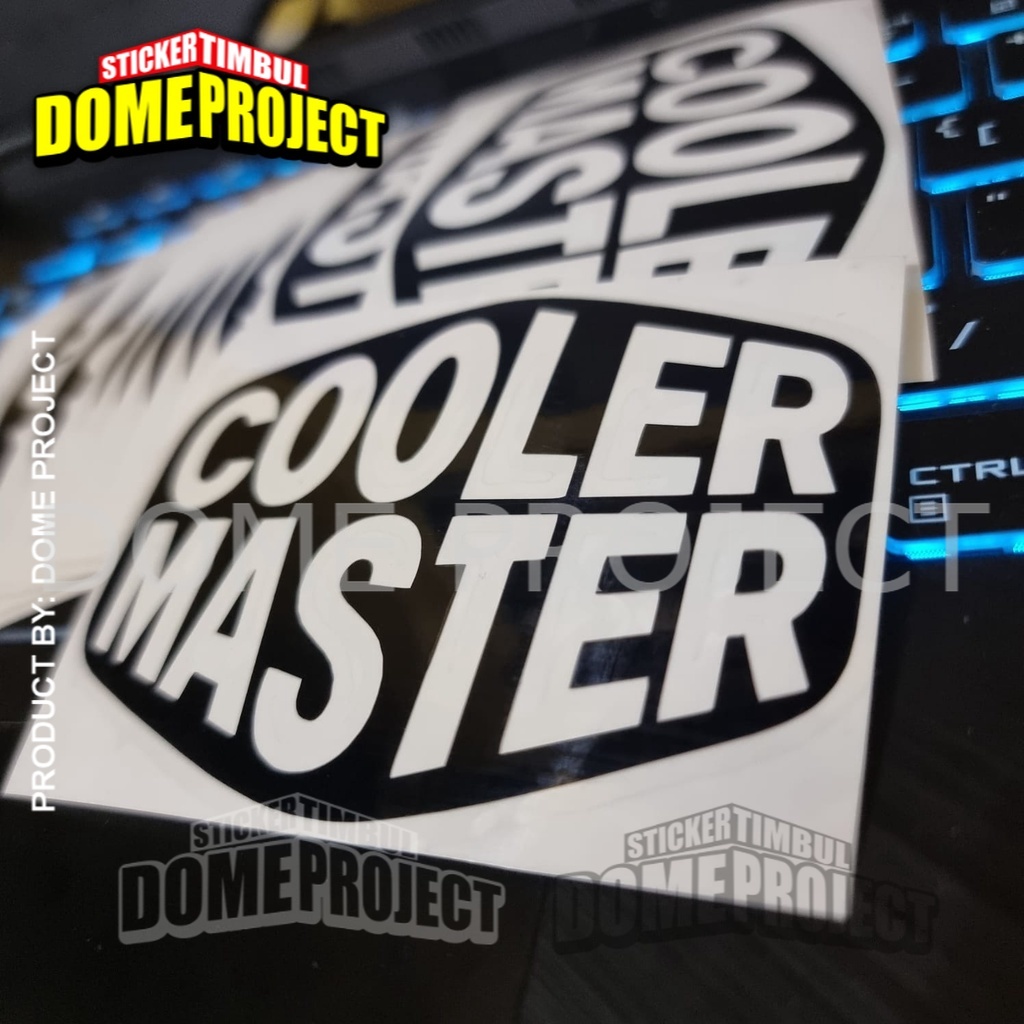 Jual STIKER CUTTING MOTOR LAPTOP PC LOGO COOLER MASTER STICKER ...