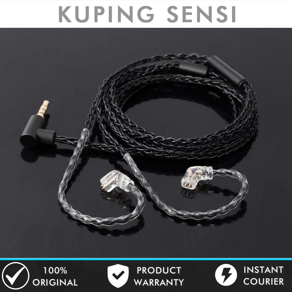 Jual JCALLY JC08s 8 Core with Mic Kabel KZ Cable Upgrade JCALLY Kabel KZ EDX Pro CCA CRA TRN MT1 ...