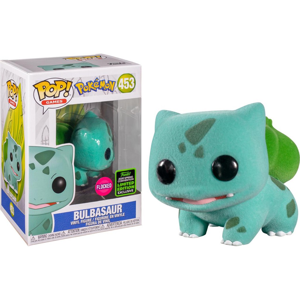 Jual Funko Pop Original ECCC 2020 Games - Pokemon - Bulbasaur (Flocked ...