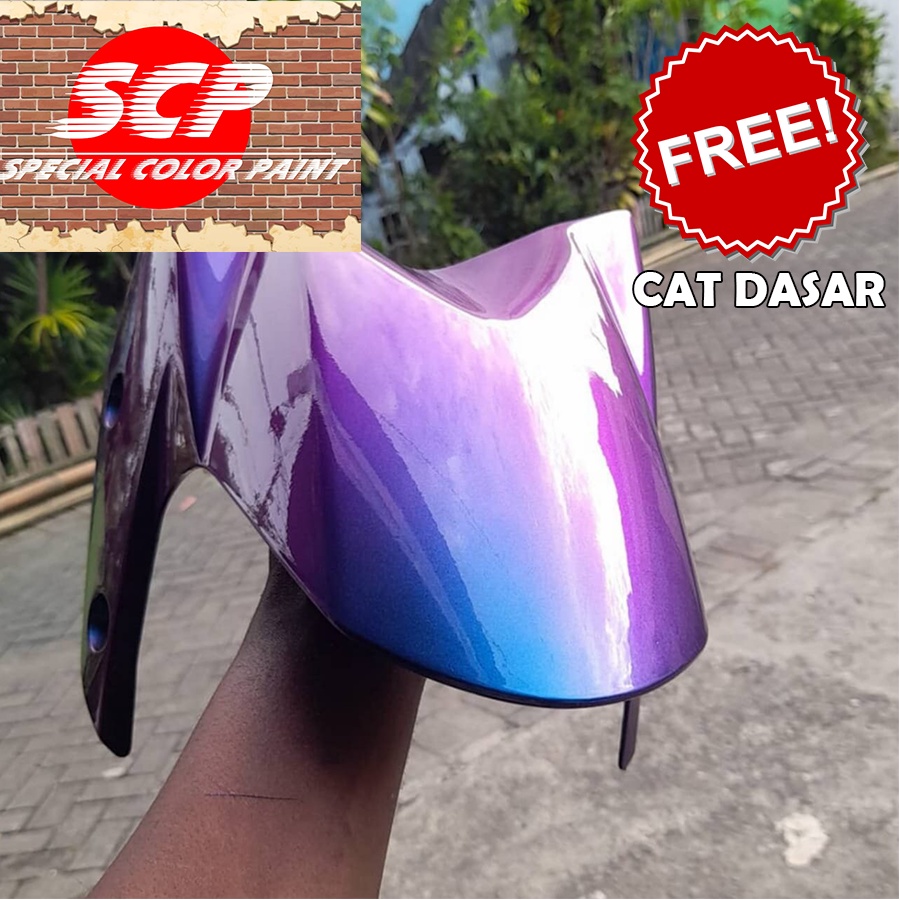 Jual CAT BUNGLON SPECIAL COLOR PAINT BLUE/GOLD/PURPLE(100ml) | Shopee ...