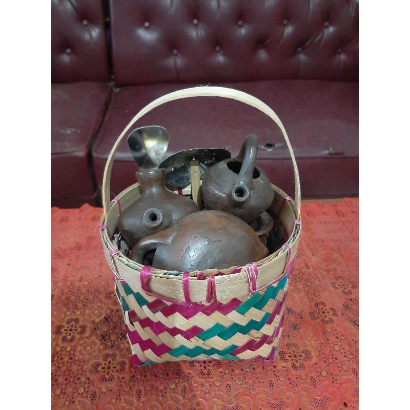 Jual Keranjang + Mainan Anak Tradisional/Gerabah/Pasaran/Alat Masak ...