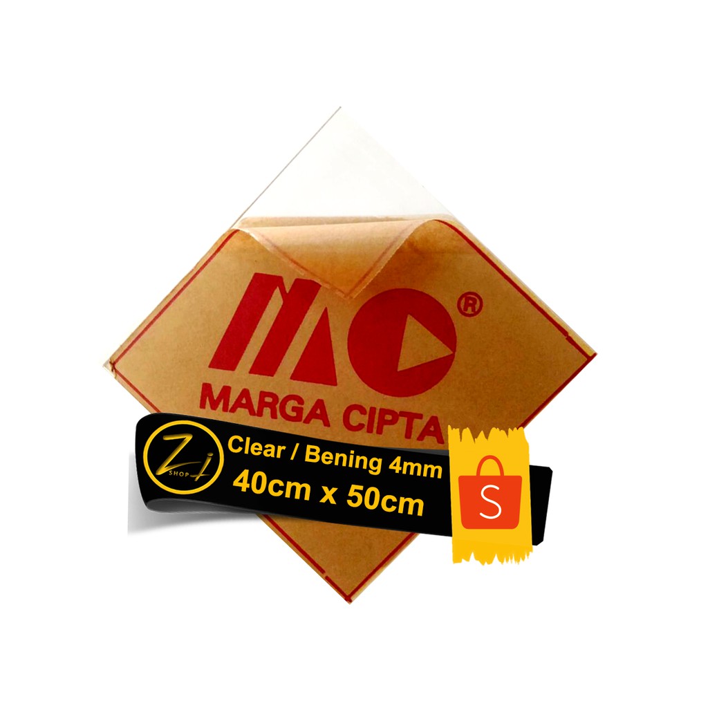 Jual Acrylic Sheet Akrilik Lembaran 40cm x 50cm 4mm | Shopee Indonesia