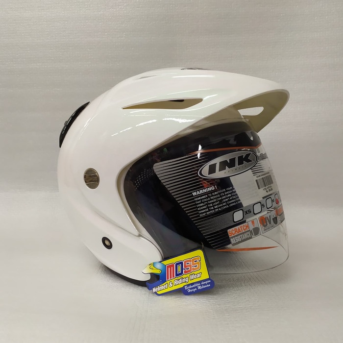 Jual Helm INK CX 22 CX22 Solid Polos White Putih | Halfface | Original ...