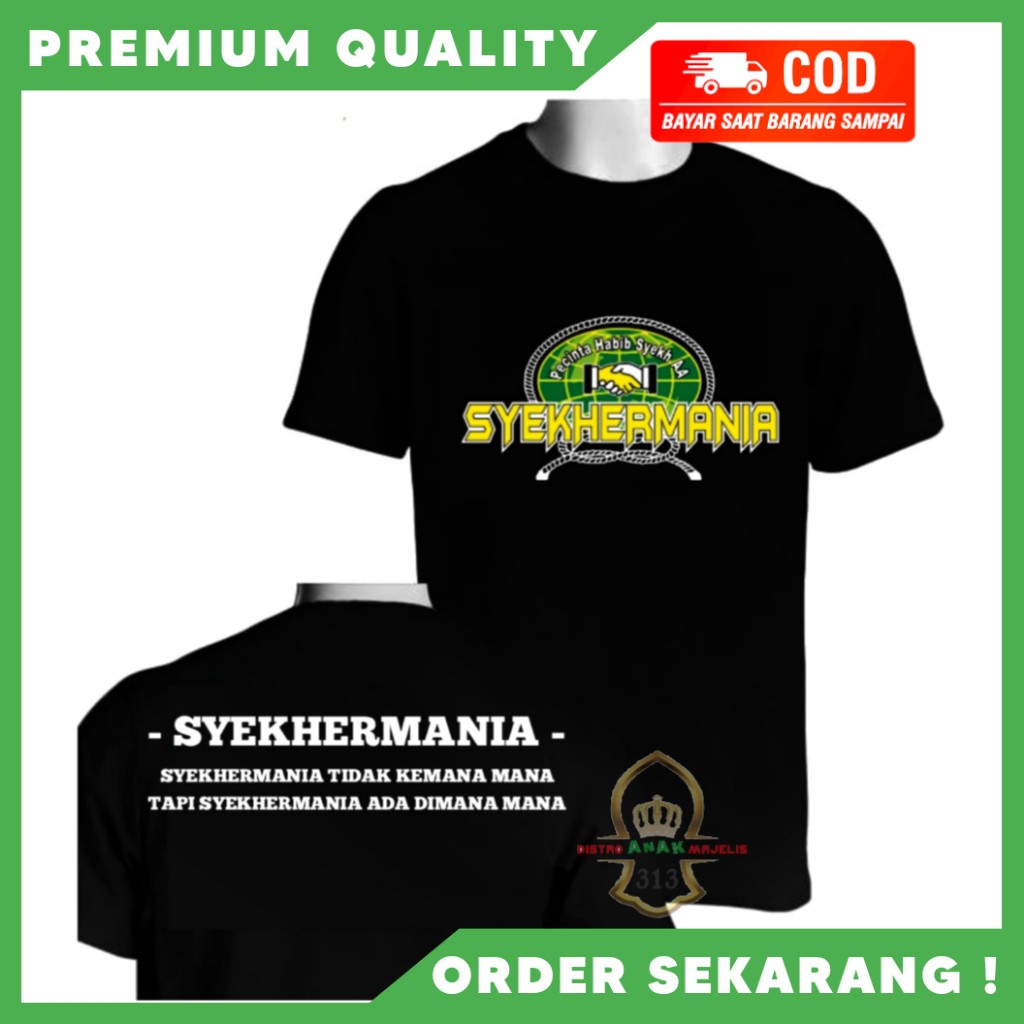 Jual [Original] Kaos Syekhermania Logo / Kaos Habib Syekh Habib Syech ...