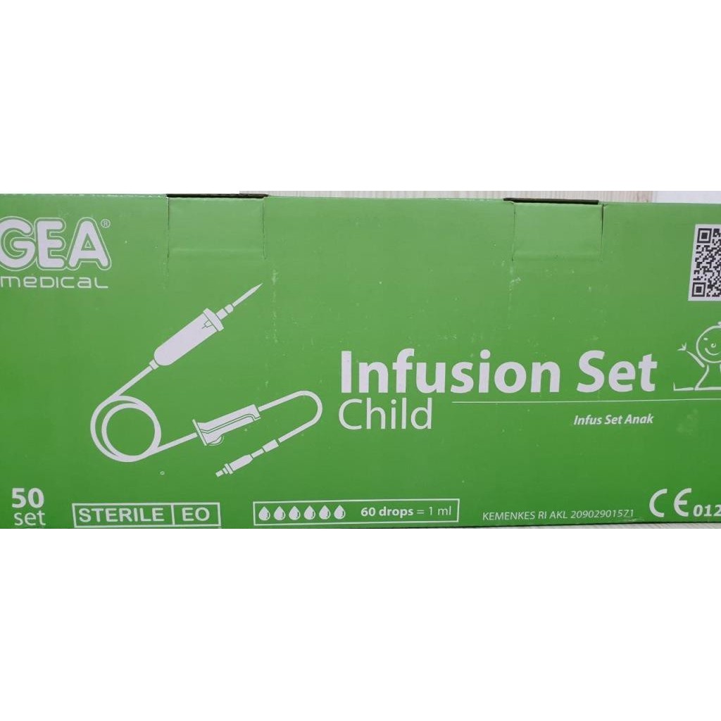 Jual Infuset GEA ANAK 1 BOX ISI 50 PCS | Shopee Indonesia