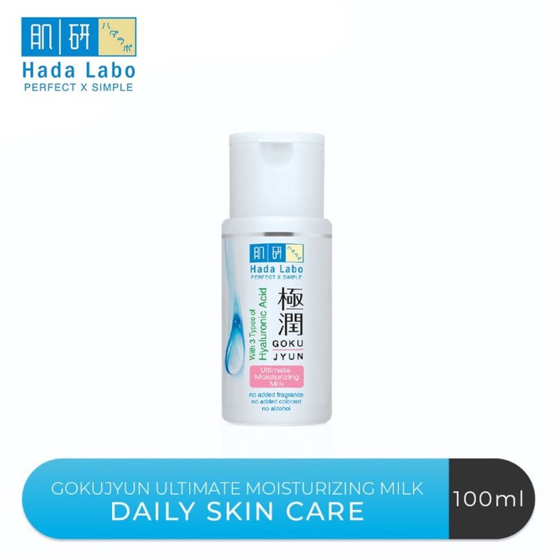 Jual HADA LABO GOKU JYUN ULTIMATE MOISTURIZING MILK 100 ML | Shopee ...