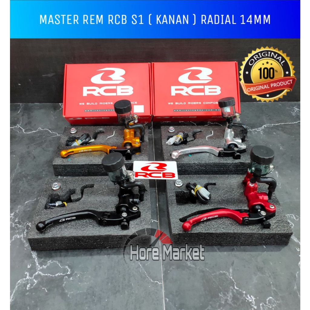Jual MASTER REM RCB S1 KANAN 14 MM PLUS SWITCH REM AEROX NMAX PCX VARIO ...