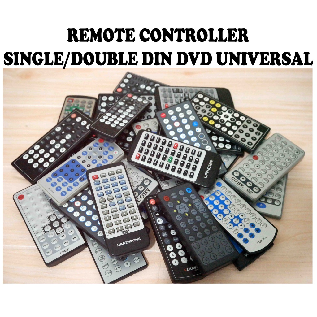 Jual Remote Control Single Din Double Din DVD Universal | Shopee Indonesia