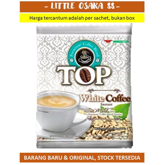 Jual Kopi Instant Top White Coffee 3 in 1 Sachet 21 gr | Shopee Indonesia