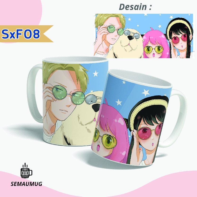 Jual MUG ANYA LOID YOR FORGER SPY X FAMILY KADO ANIME GELAS CANGKIR ...