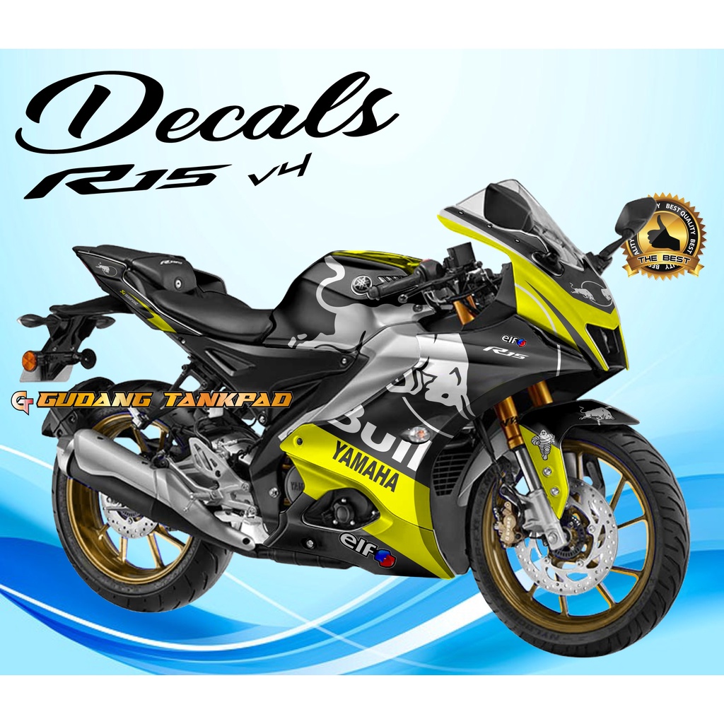 Jual STIKER DECAL R15 TERBARU V4 2022 / STIKER FULL BODY R 15 V4 ...