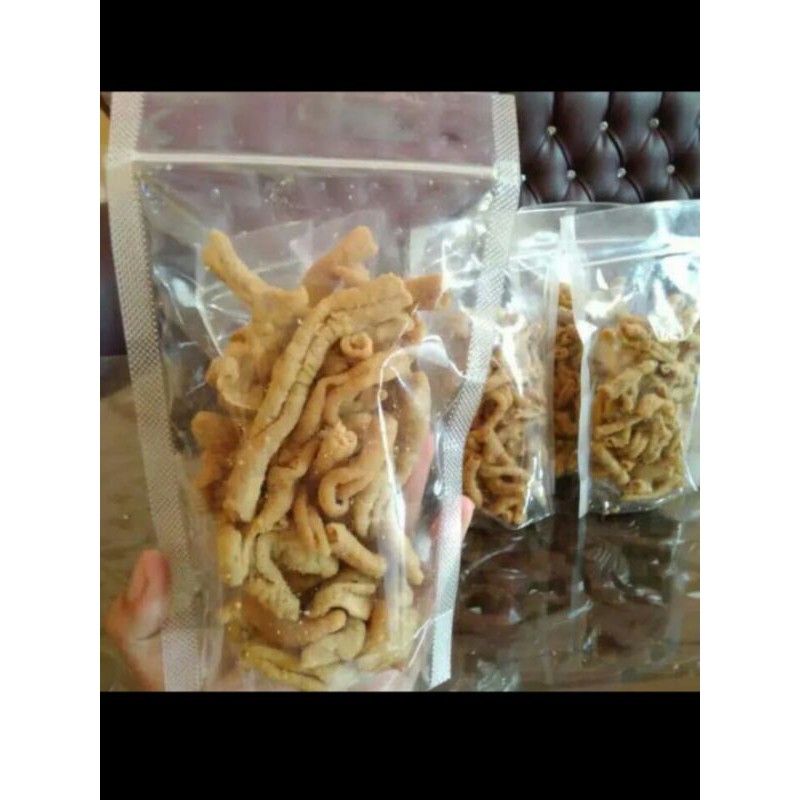 Jual KERIPIK USUS AYAM 100GR ANEKA RASA KRIPIK GURIH RENYAH 100 GR ...