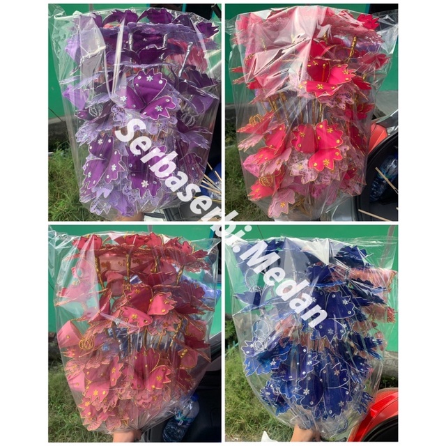 Jual BUNGA BALE TEMPAHAN 2 TELUR KOMBINASI BRUKAD (RENDA) | Shopee ...
