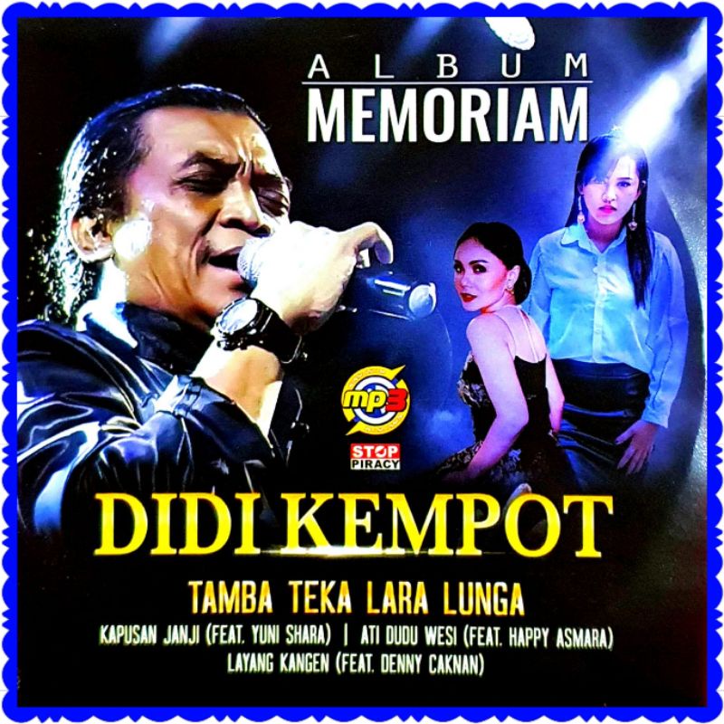 Jual KASET MP3 AUDIO MUSIK 150 LAGU DIDI KEMPOT TERPOPULER - LAGU ...