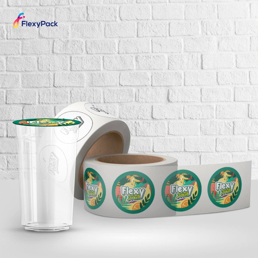 Jual Cetak Lid Cup PET 50 Matte/Doff - 130mm x 150 meter | Shopee Indonesia