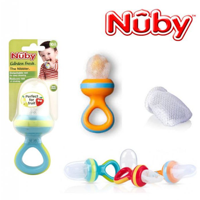 Jual NUBY Garden Fresh The Nibbler Food Feeder Perfect for Fruit (10m+) | Shopee Indonesia