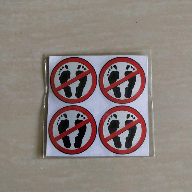 Jual stiker cutting sticker timbul KAKI TANGAN KAMERA DONT TOUCH KAMERA ...