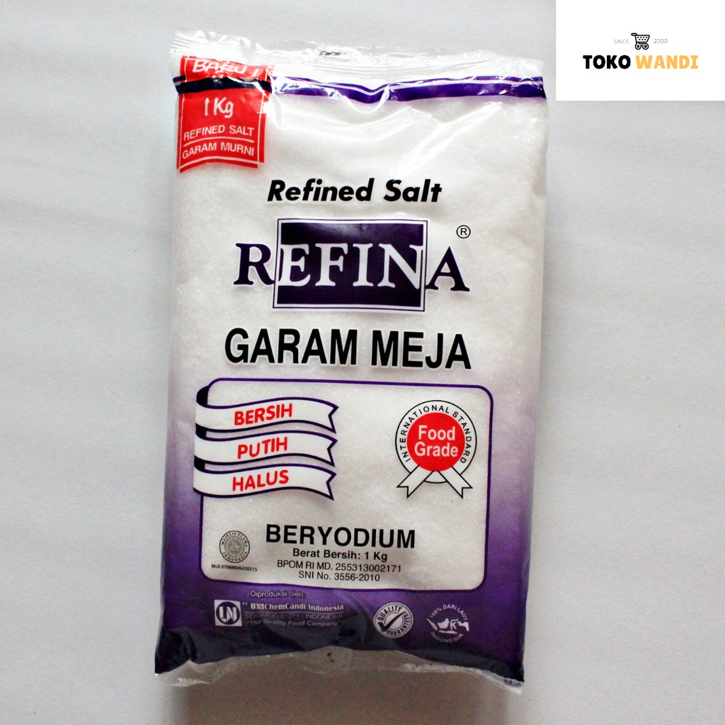 Jual GARAM REFINA 1 KG | Shopee Indonesia