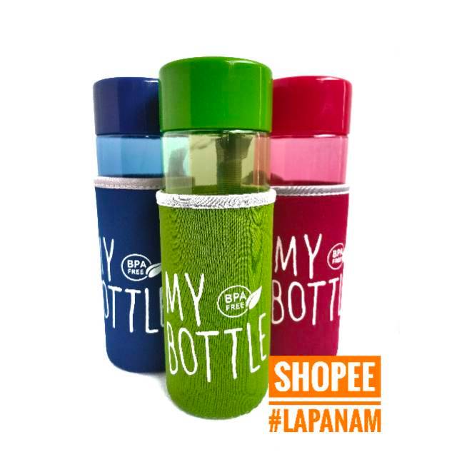 Jual MY BOTTLE /MyBottle 500 ml/FREE POUCH/BOTOL MINUM / infused Water ...