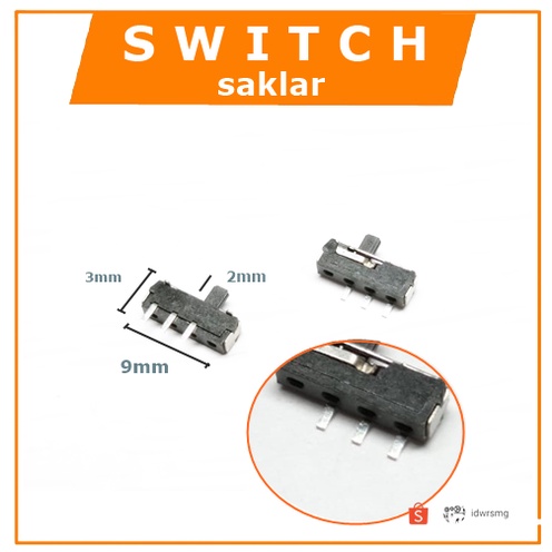 Jual Momentary Slide Switch smd smt LY-SK18A Saklar geser momentary ...