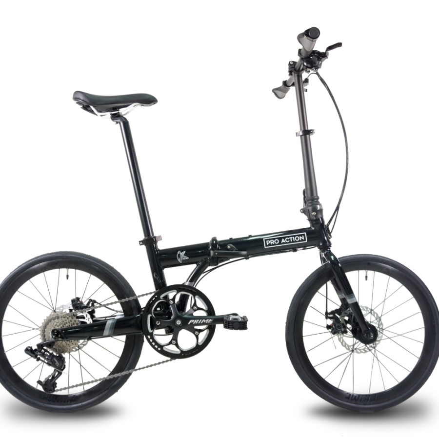 Jual Pro Action - Falcon Folding Bike 9 Speed 20 inch - Black Pearl ...