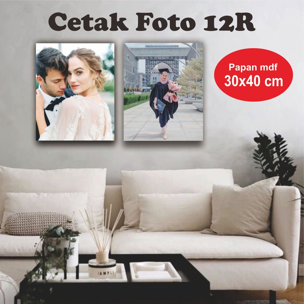 Jual CETAK FOTO 12R UKURAN 30x40 CM MURAH | Shopee Indonesia