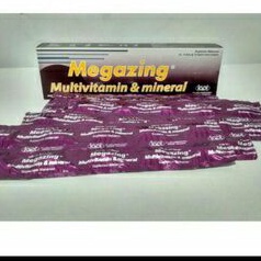 Jual Vitamin megazing 5 strip isi 50 butir buat naikan imum | Shopee ...