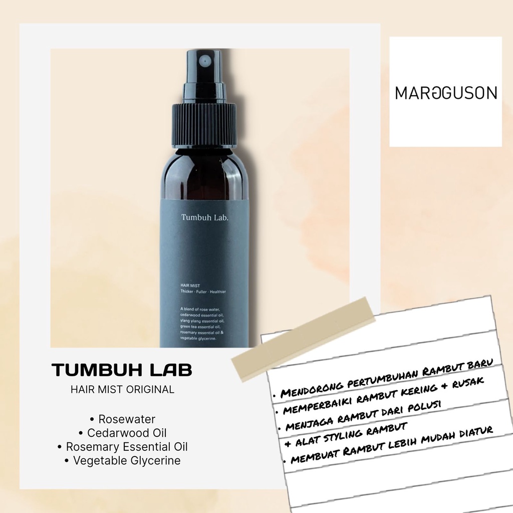 Jual Tumbuh Lab Hair Mist Original 100ML | Shopee Indonesia