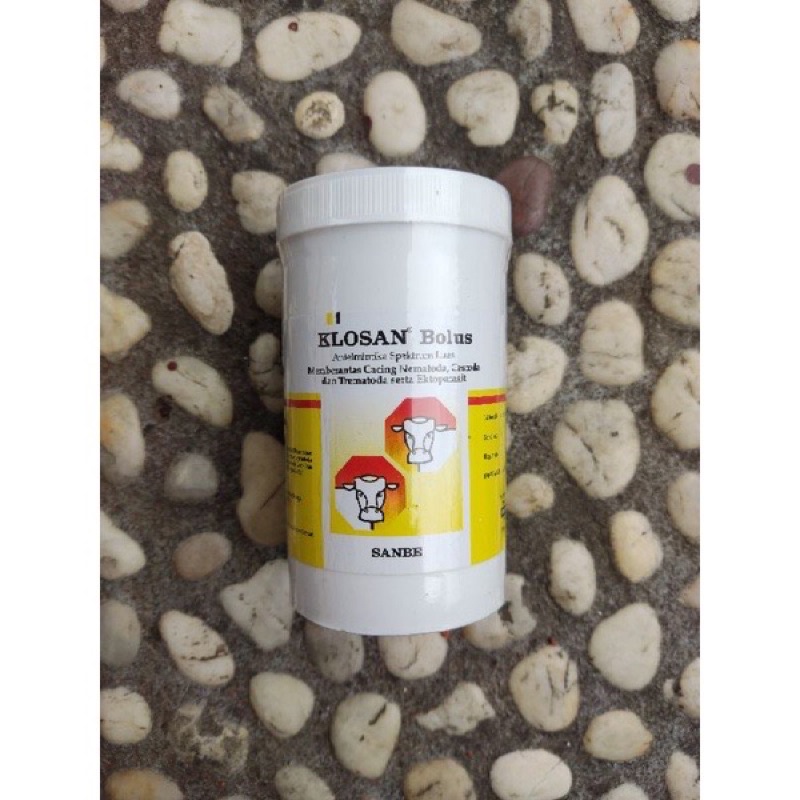 Jual Klosan 12 bolus Obat Cacing Sapi Kuda Antelmintika Spektrum Luas ...