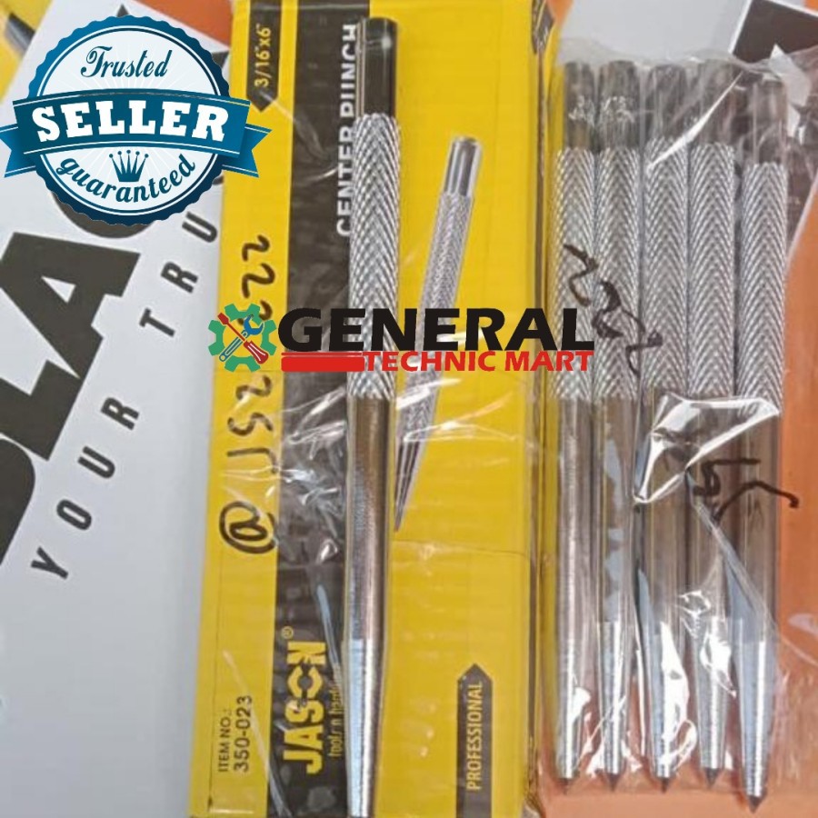 Jual JASON Drip Center Punch 3/16" x 6" Alat Penitik Besi TERMURAH ...