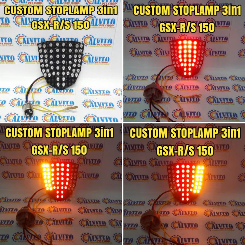 Jual Lampu Rem 3in1 GSX R150 / GSX S150 - Custom Stoplamp | Shopee ...