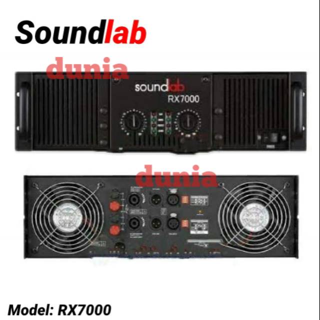 Jual Power Soundlab RX 7000 Original Amplifier RX7000 | Shopee Indonesia