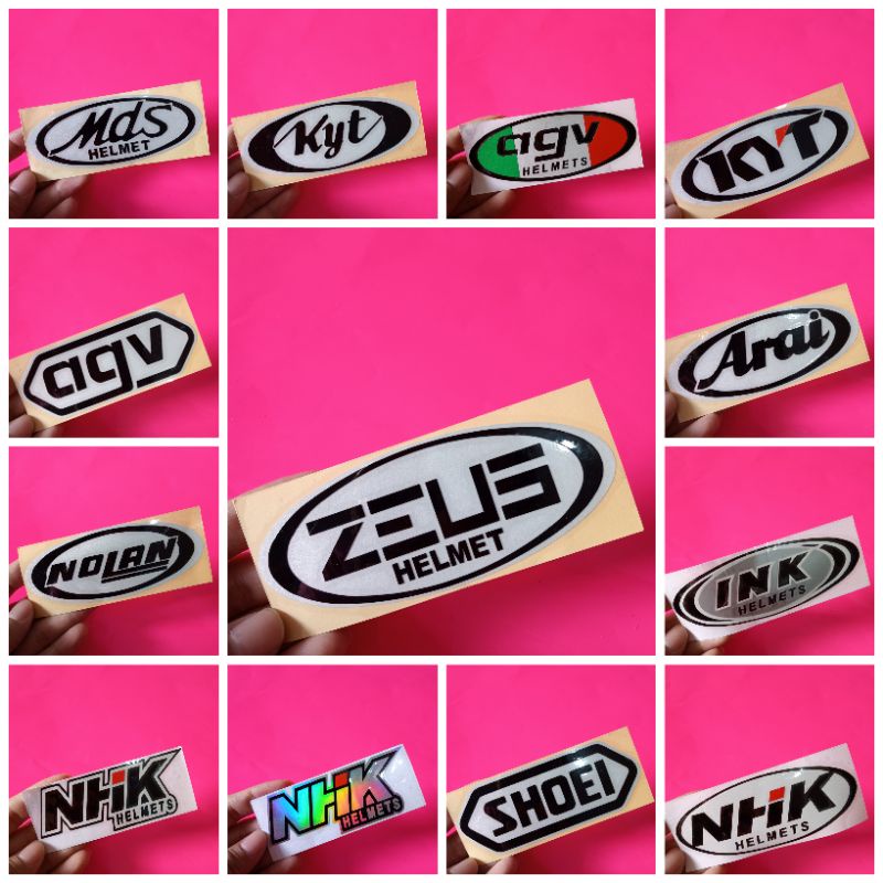 Jual STICKER CUTTING MERK HELM | Shopee Indonesia