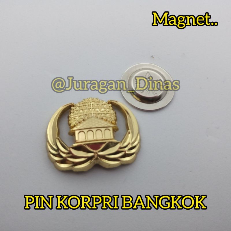Jual PIN KORPRI MAGNET/PENITI BANGKOK STD PNS | Shopee Indonesia