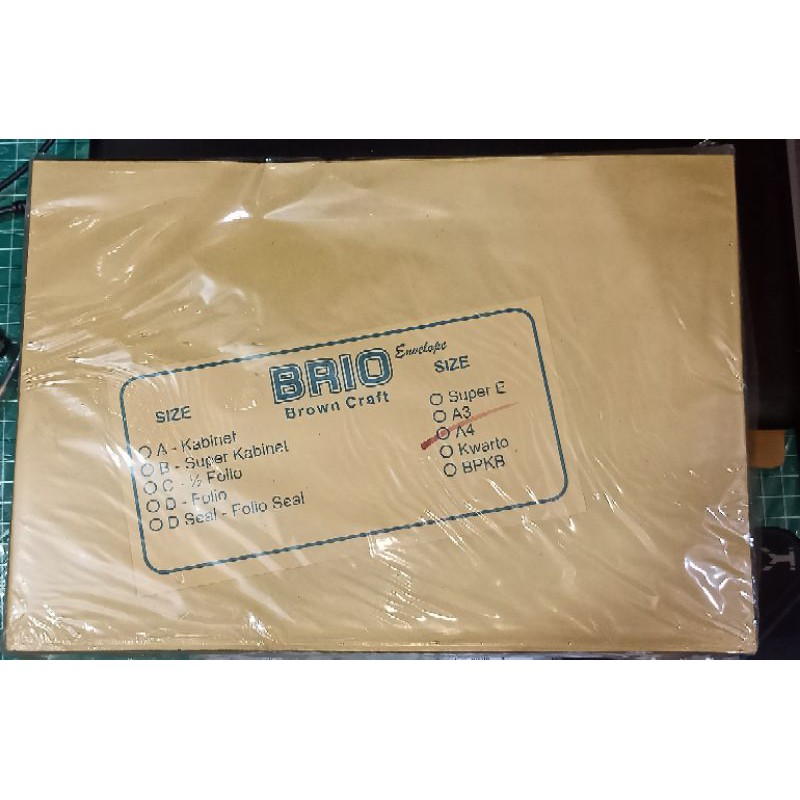 Jual AMPLOP COKLAT A4 BRIO | Shopee Indonesia