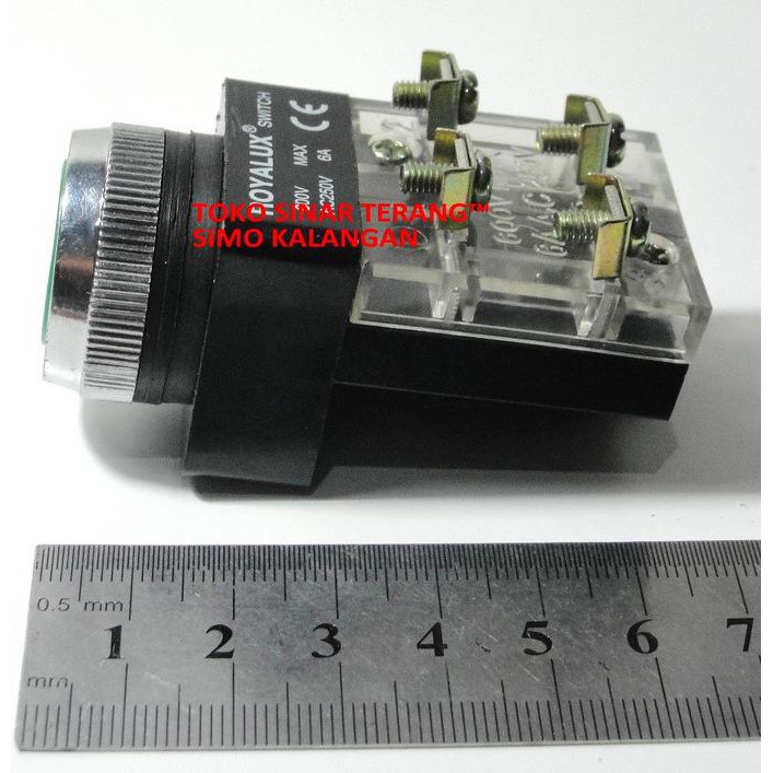 Jual Tombol Push On Hijau Saklar Pencet Box Panel Listrik Switch Button ...