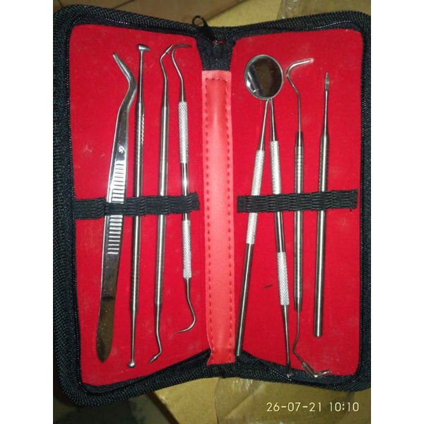 Jual Dental Stainless Steel Kit isi 8 - Alat Perawatan Gigi-Dental ...