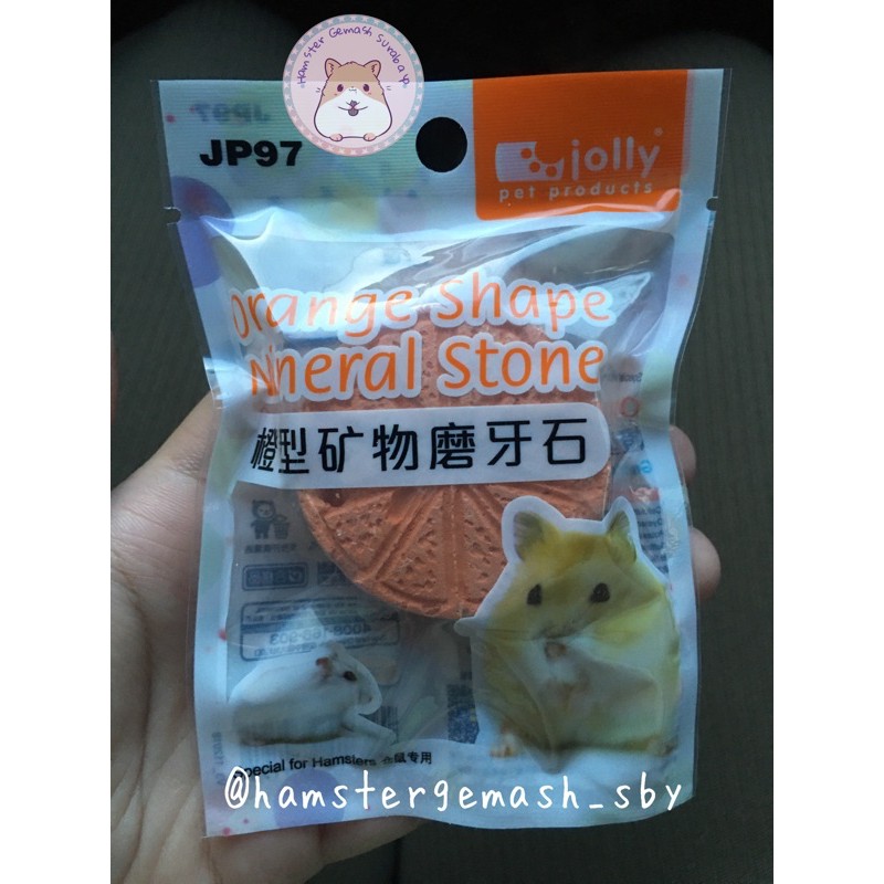 Jual GNAWING STONE JOLLY HAMSTER/GIGITAN HAMSTER/MINERAL STONE HAMSTER ...