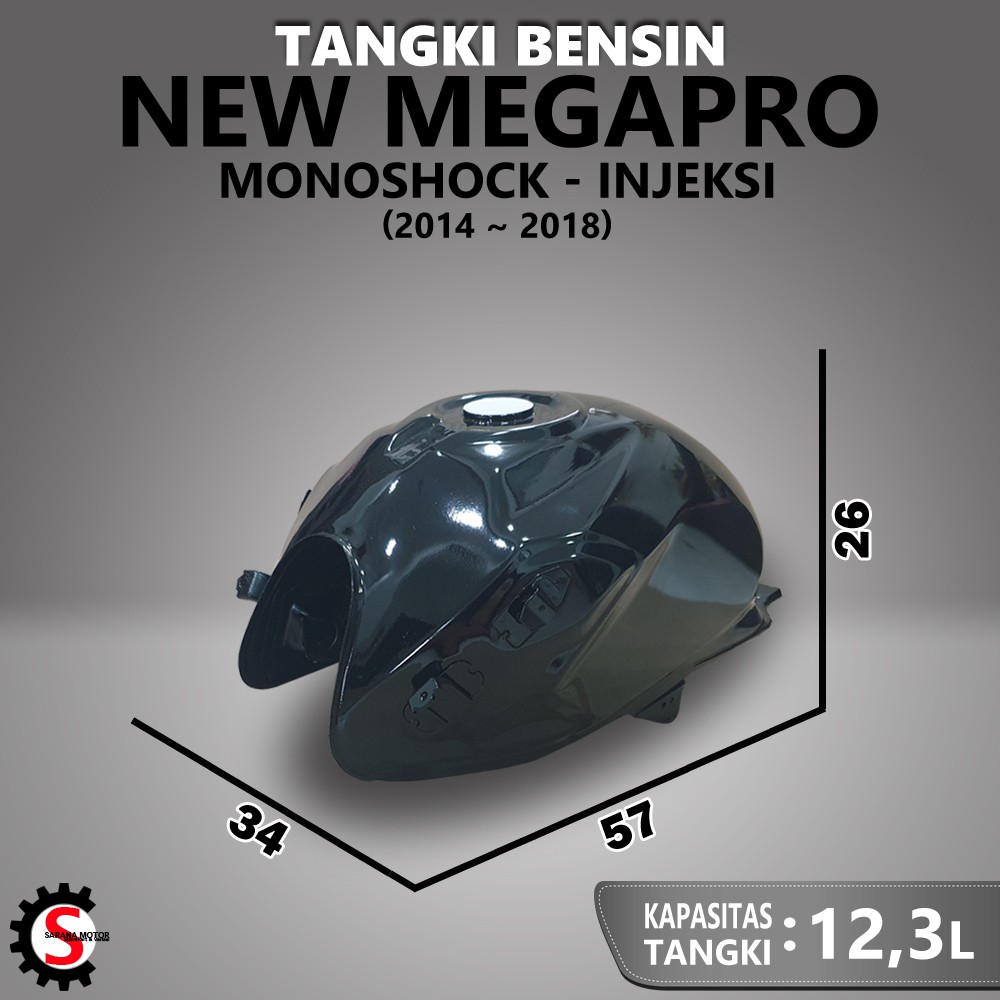 Jual Tangki Tengki Tenki Bensin Motor MegaPro MonoShock FI Injection ...