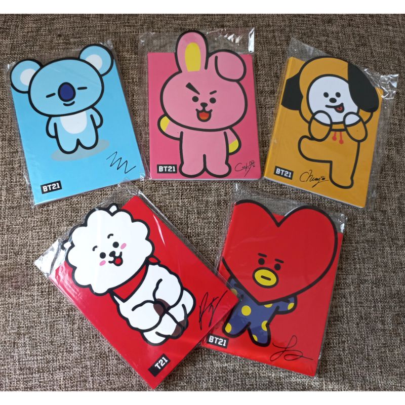 Jual NOTE BOOK A6 BTS BT21 / BUKU CATATAN KECIL BTS BT21 | Shopee Indonesia